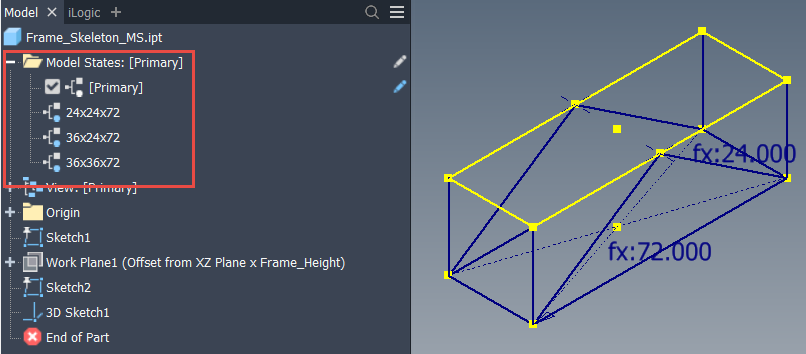 Inventor - Driving Multiple Frames Using a Single Skeleton with Model ...
